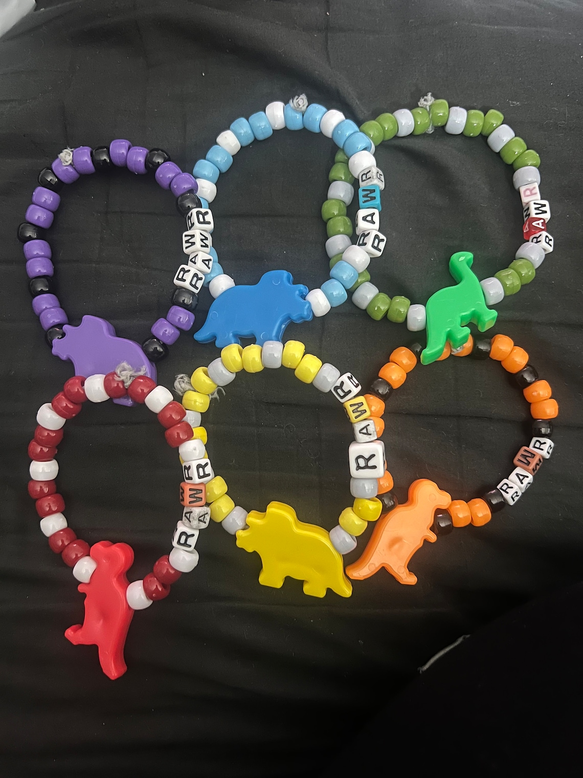 Rawr Dinosaur Bracelet Bundle - Etsy