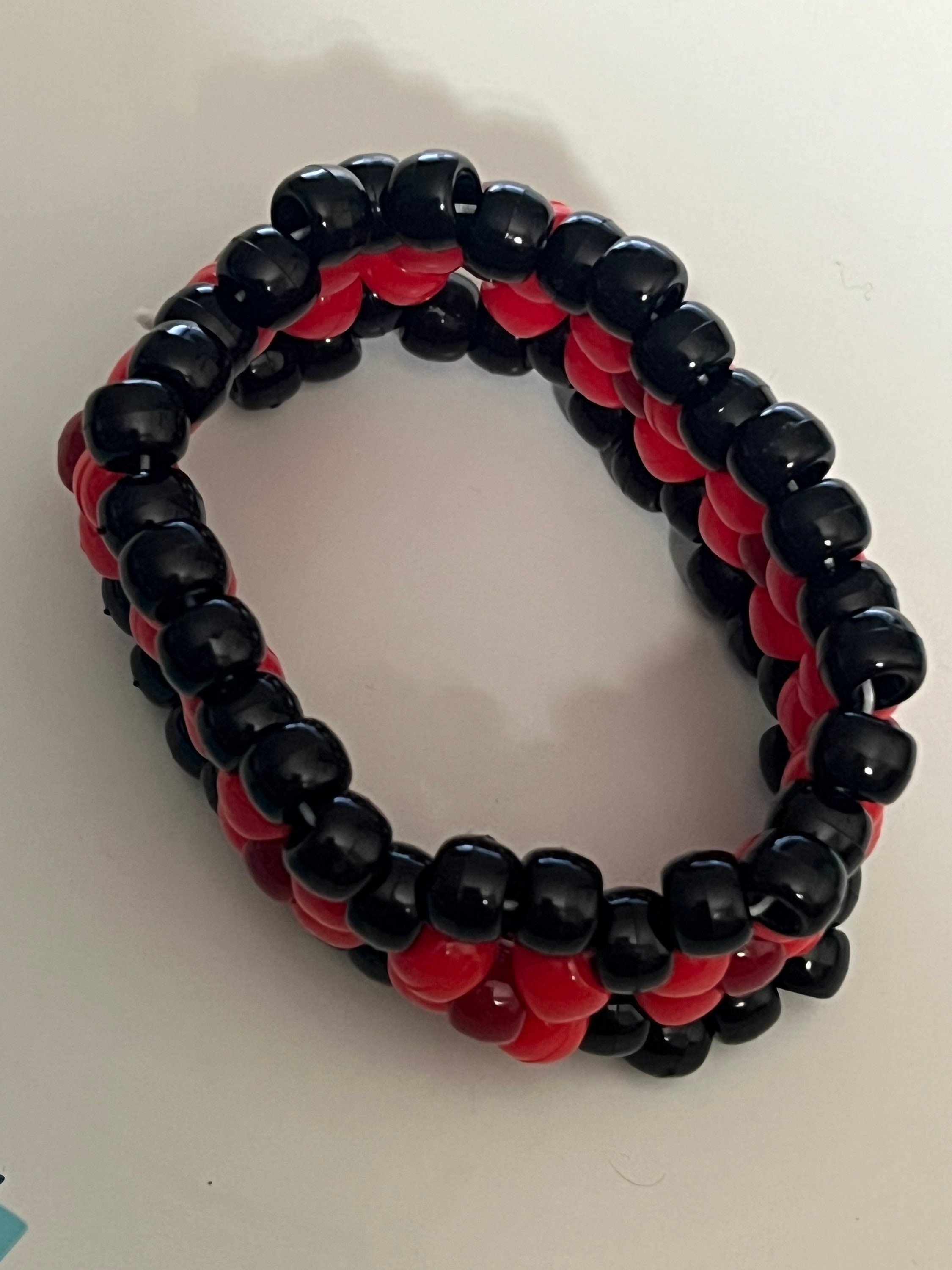 Vamp Red Kandi Cuff - Etsy