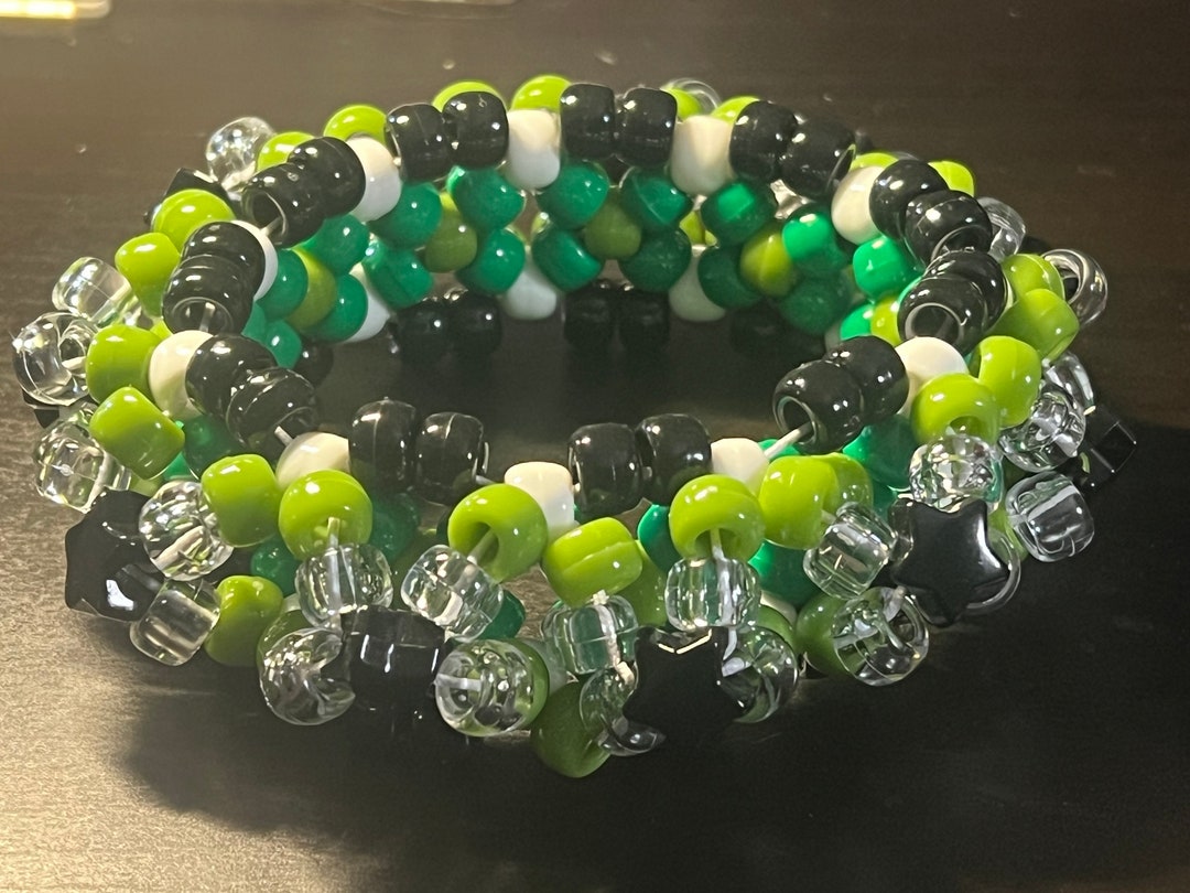 3D Single Xbase Cuff With Regular or Glow in the Dark Beads - Etsy