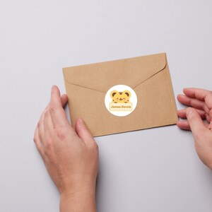 Cute Animal Printable Label Pngs for Digital Download - Good for Back ...