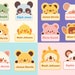 Cute Animal Printable Label Pngs for Digital Download - Good for Back ...