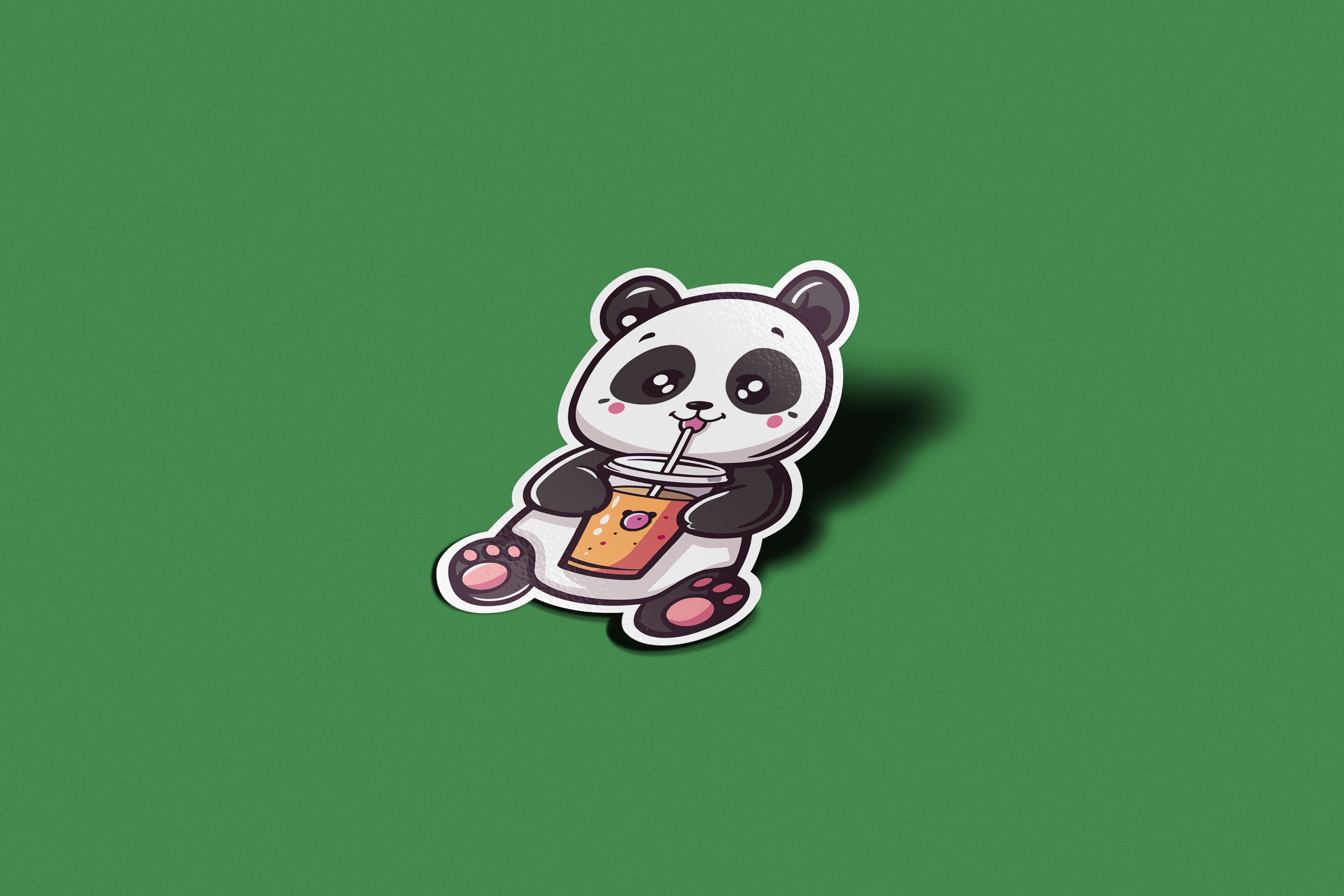 Kawaii Panda Stickers Pack - Cute Panda Pngs, Printable & Digital ...