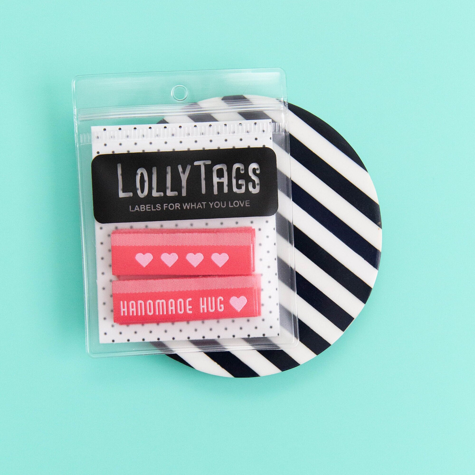 Handmade Hug Pack of 8 Woven Sewing Labels - Etsy