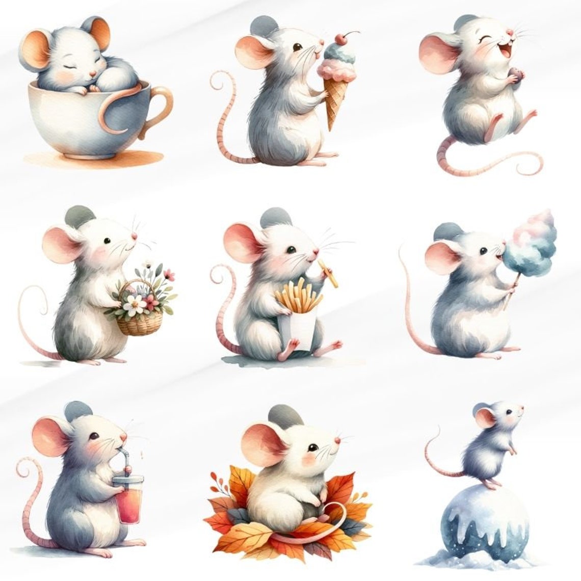 35 PNG Mouse,sweets Clipart Food & Sweets Clipart, Watercolor Clipart ...