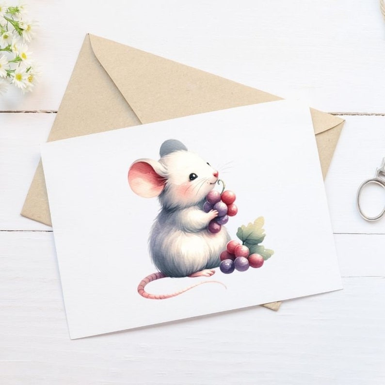 35 PNG Mouse,sweets Clipart Food & Sweets Clipart, Watercolor Clipart ...