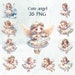 35 PNG Baby Angles, Baby Angels, Baby Shower, Gift for Kids, Kids ...