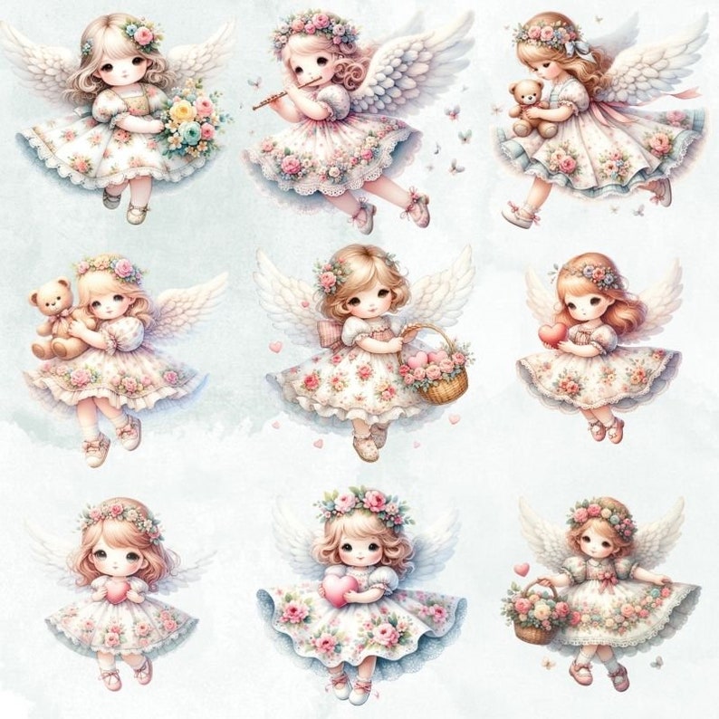 35 PNG Baby Angles, Baby Angels, Baby Shower, Gift for Kids, Kids ...