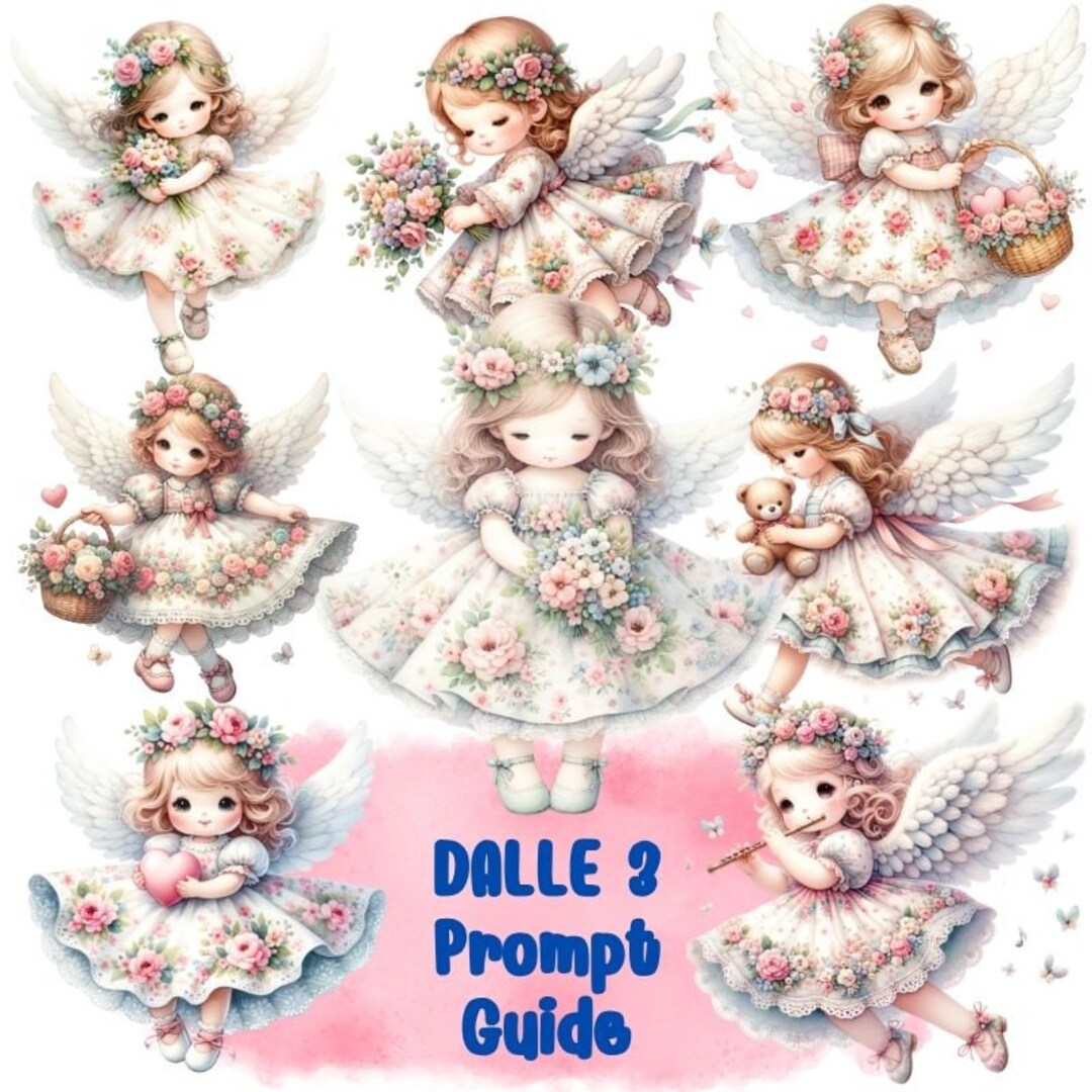 DALLE 3 Prompt Guide, Prompts Angel,chatgpt 4 AI Art,tested and ...