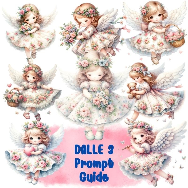 DALLE 3 Prompt Guide, Prompts Angel,chatgpt 4 AI Art,tested and ...