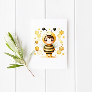 30 PNG Bee Girl, Clipart Bundle, Gift for Kids, Kids Animals Clipart ...