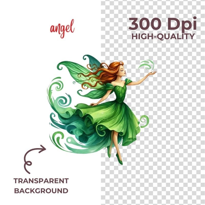25 PNG Watercolor Angel, Sublimation Design Download,angel Invitation ...