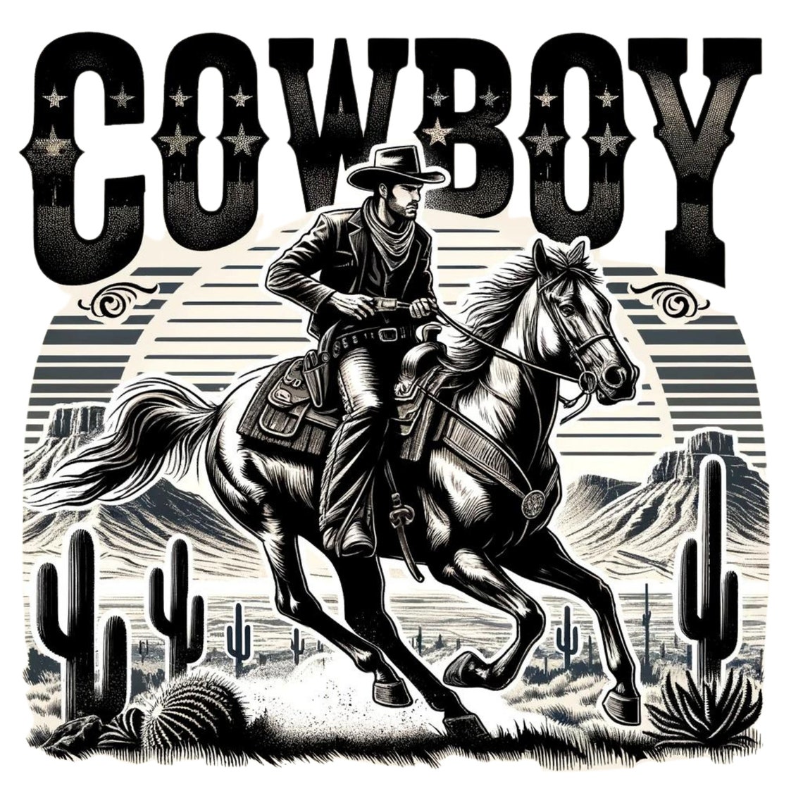 Cowboy, PNG, Cowboy Sublimations,digital Artwork, High Resolution ...