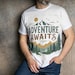 Adventure Awaits Wall Art Rustic Mountain Print, Outdoor Nature Decor ...