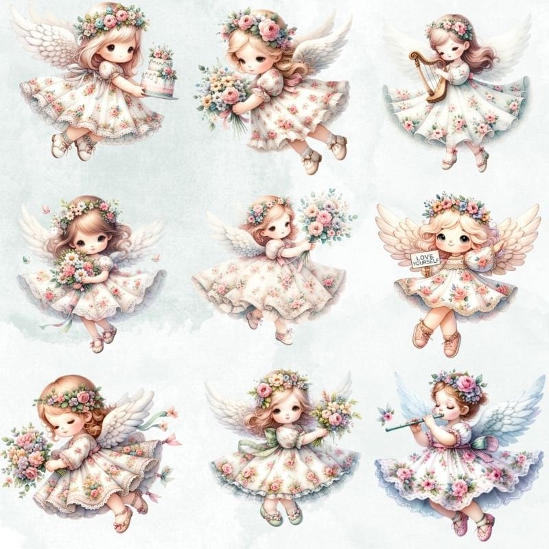 35 PNG Baby Angles, Baby Angels, Baby Shower, Gift for Kids, Kids ...