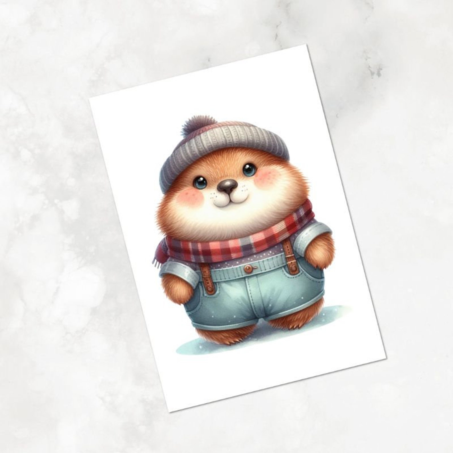 40 PNG Watercolor Groundhog, Groundhog Bundle, Gift for Kids, Kids ...
