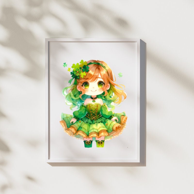 60 PNG Watercolor St. Patrick's Day Clipart, Cute Saint Patrick's Day ...
