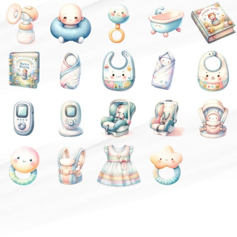 85 PNG Adorable Newborn PNG Sublimation, Watercolor Clipart, Baby ...
