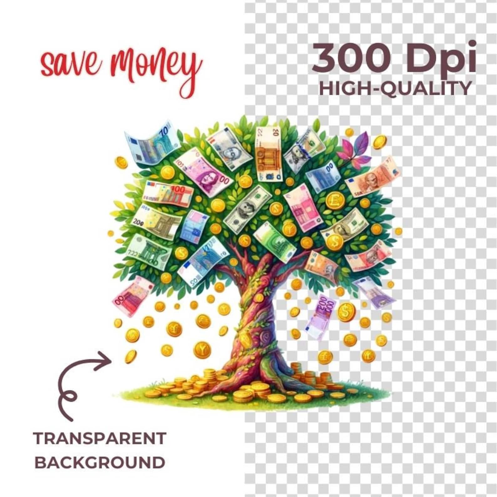 30 PNG Save Money Clipart, Saving Money Clipart -budget Clipart ,money ...