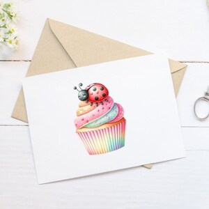 30 PNG Watercolor Ladybug Clipart, Watercolor Food ,cute Ladybug Food ...