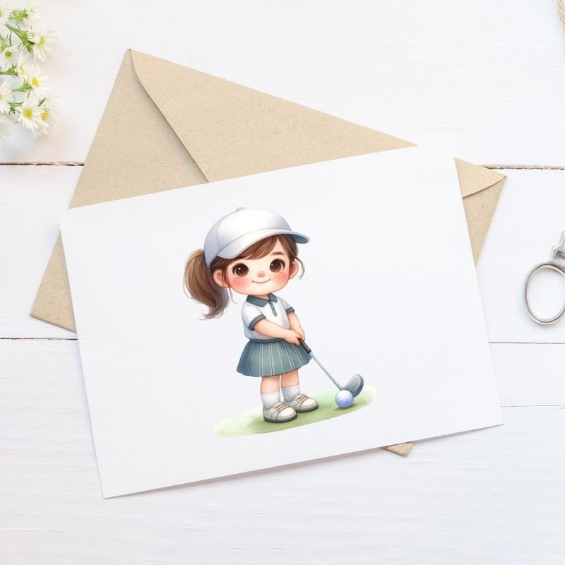 35 PNG Cute Watercolor Golf Girl, Golf Png,sport, Player Girls Clipart ...