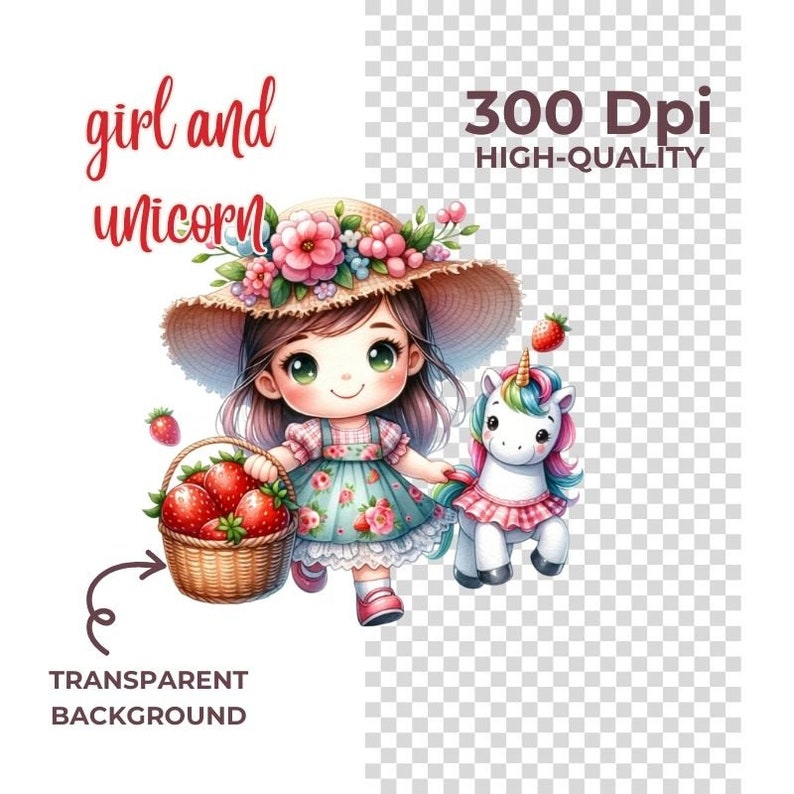 22 PNG Unicorn, Clipart, Girl and Unicorn , Nursery Clipart, Rainbow ...