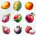 50 PNG Fruits Clipart ,fruits Bundle, Clipart Bundle,fruit Clipart ...