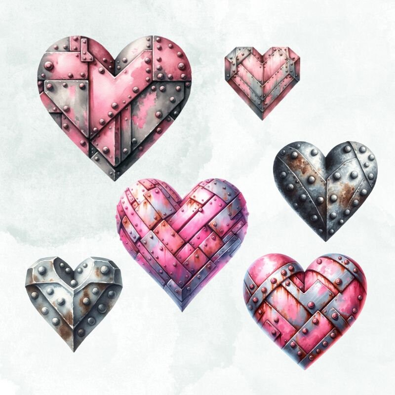 28 PNG Valentine Robot Clipart, Clipart Bundle, Gift for Kids, Robot ...