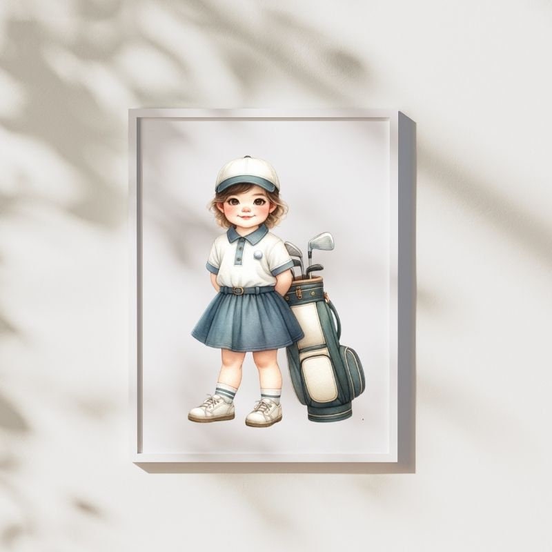 35 PNG Cute Watercolor Golf Girl, Golf Png,sport, Player Girls Clipart ...