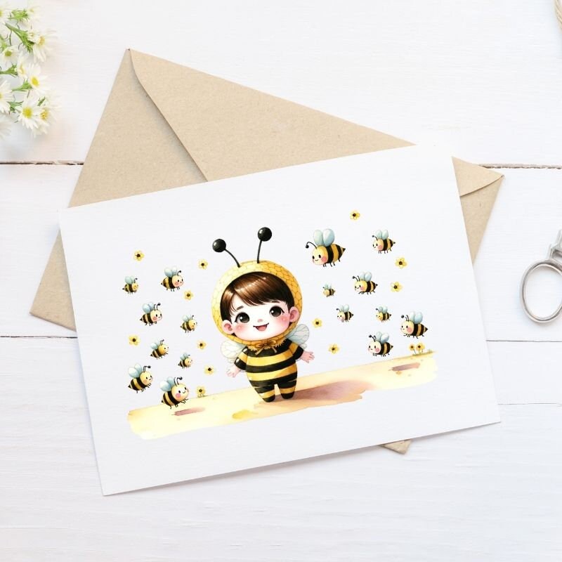 30 PNG Bee Girl, Clipart Bundle, Gift for Kids, Kids Animals Clipart ...