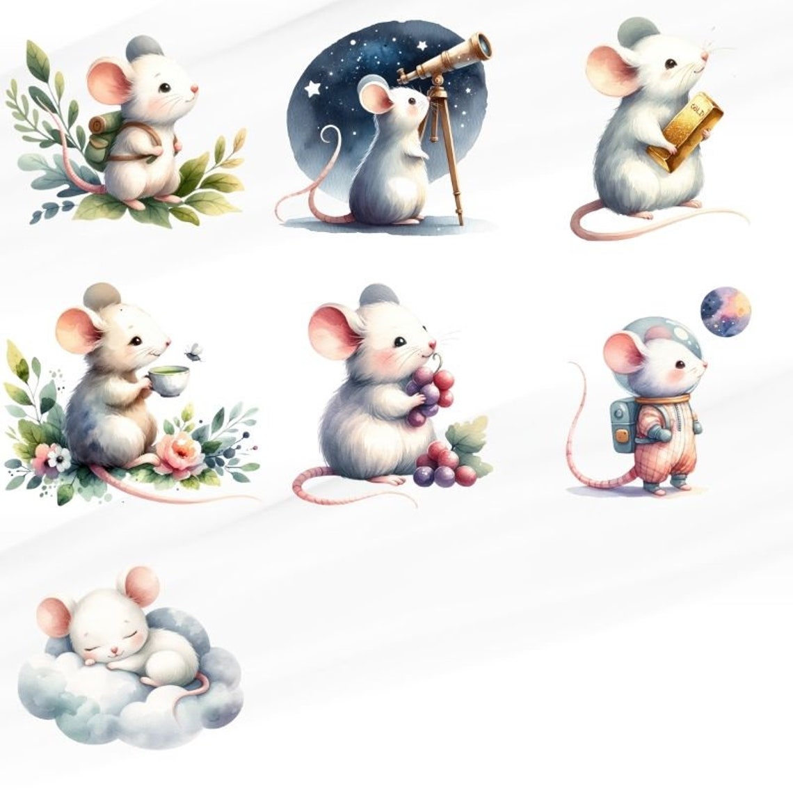 35 PNG Mouse,sweets Clipart Food & Sweets Clipart, Watercolor Clipart ...