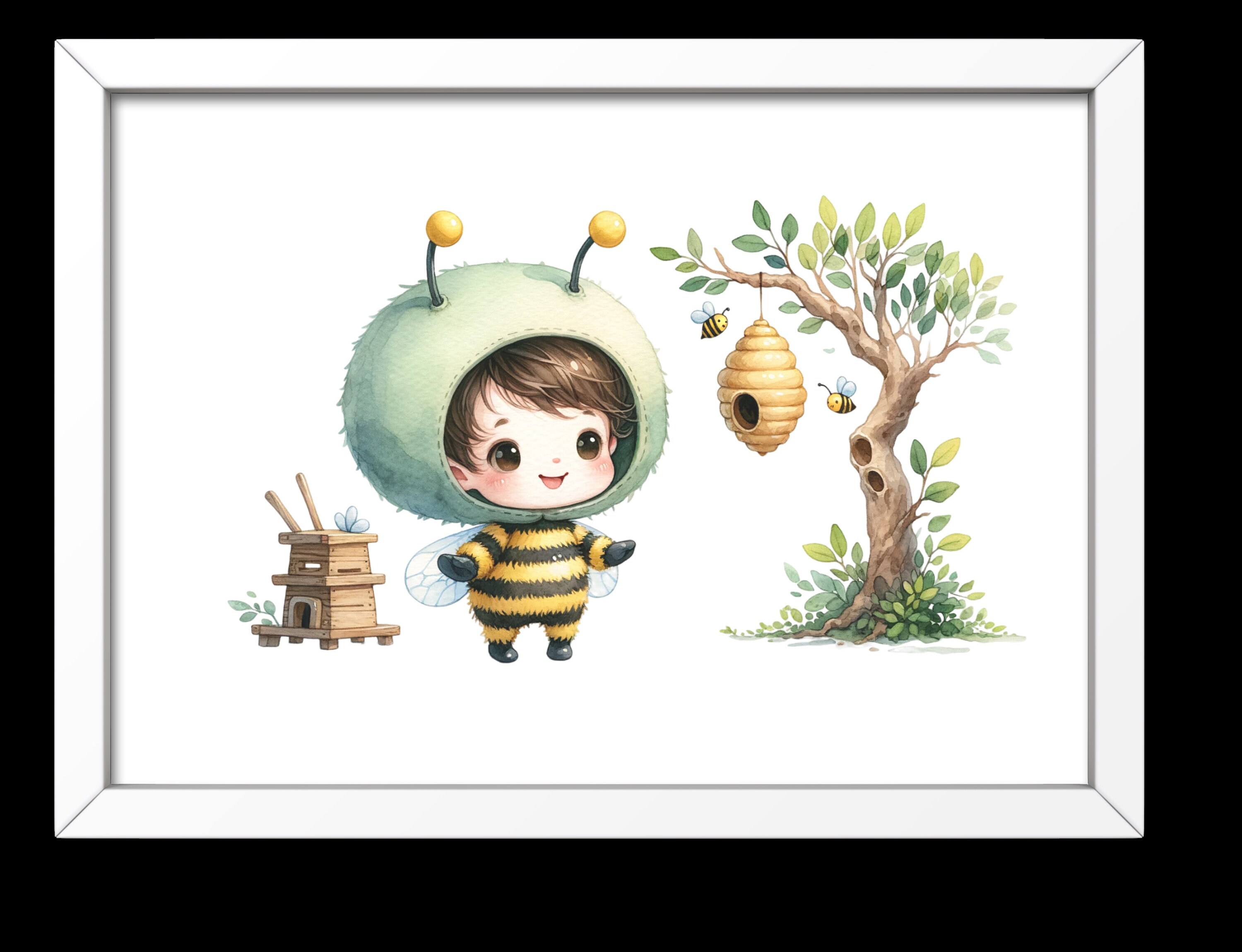 30 PNG Bee Girl, Clipart Bundle, Gift for Kids, Kids Animals Clipart ...
