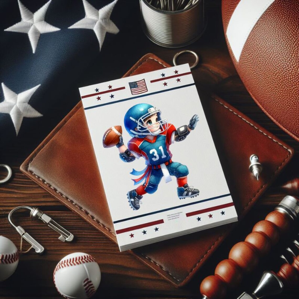 45 PNG American Football Clipart, Clipart Bundle, Gift for Kids, Sports ...