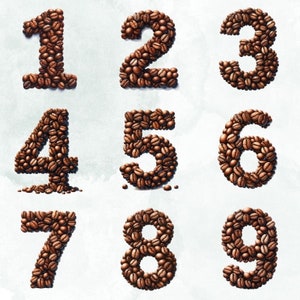 35 PNG Alphabet Coffee Clipart, Alphabet PNG, Coffee Alphabet ...