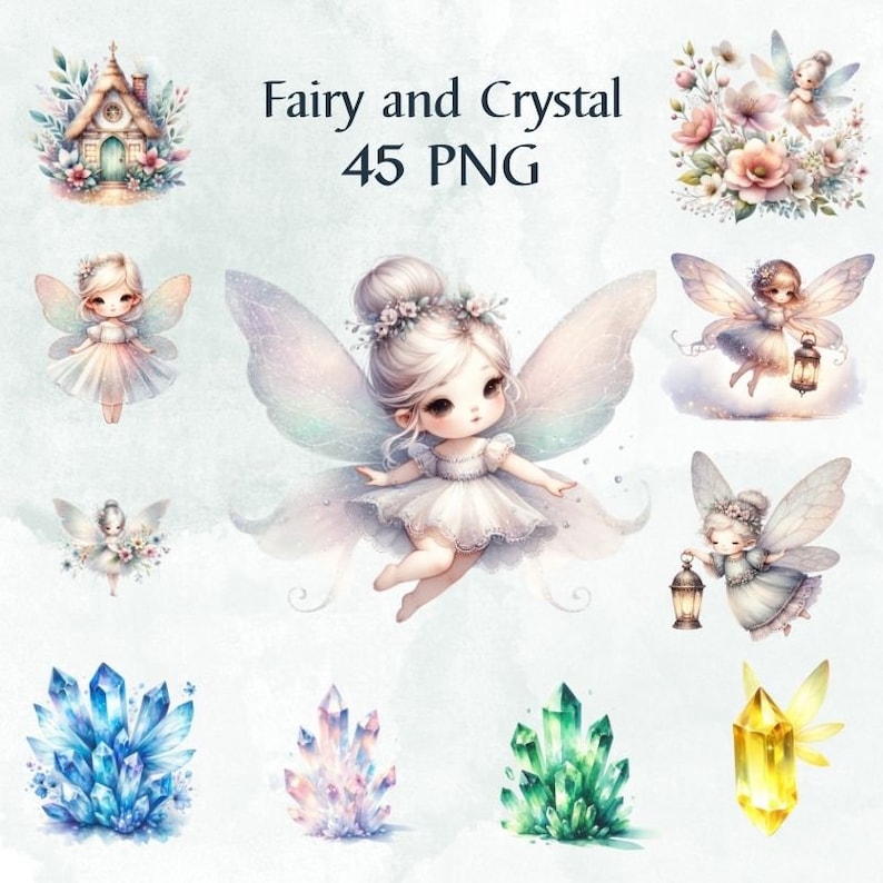 45 PNG Fairy and Crystal,fairy Clipart, Cute Fairy, Nursery Clipart ...