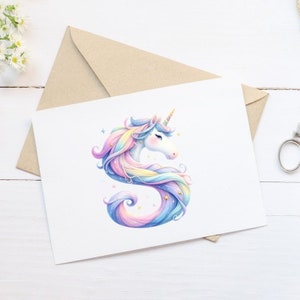 50 PNG Pastel Unicorn Alphabet 300dpi, Alphabet PNG, Alphabet ...
