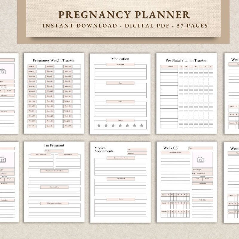 Pregnancy Printable - Etsy