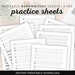 Printable Alphabet Handwriting Practice Sheets – Tracing & Free Writing ...