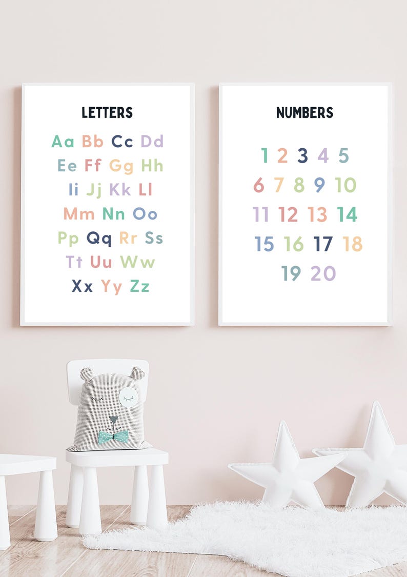 Educational Posters for Kids | Neutral & Natural Colors | Homeschool ...