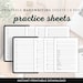 Printable Alphabet Handwriting Practice Sheets – Tracing & Free Writing ...