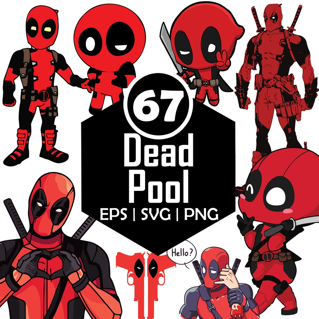 67 Deadpool Svg Bundle, Deadpool Png, Superhero Svg, Baby Dead Svg ...