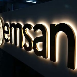 Laser Cut Sign Metal Sign Custom Backlit Sign Wall Logo Sign Outdoor ...