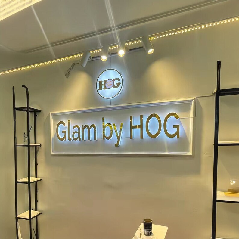 Laser Cut Sign Metal Sign Custom Backlit Sign Wall Logo Sign Outdoor ...