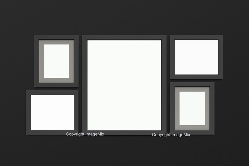 Multiple Digital Frames Mockup Advertising Template, Sell Products ...