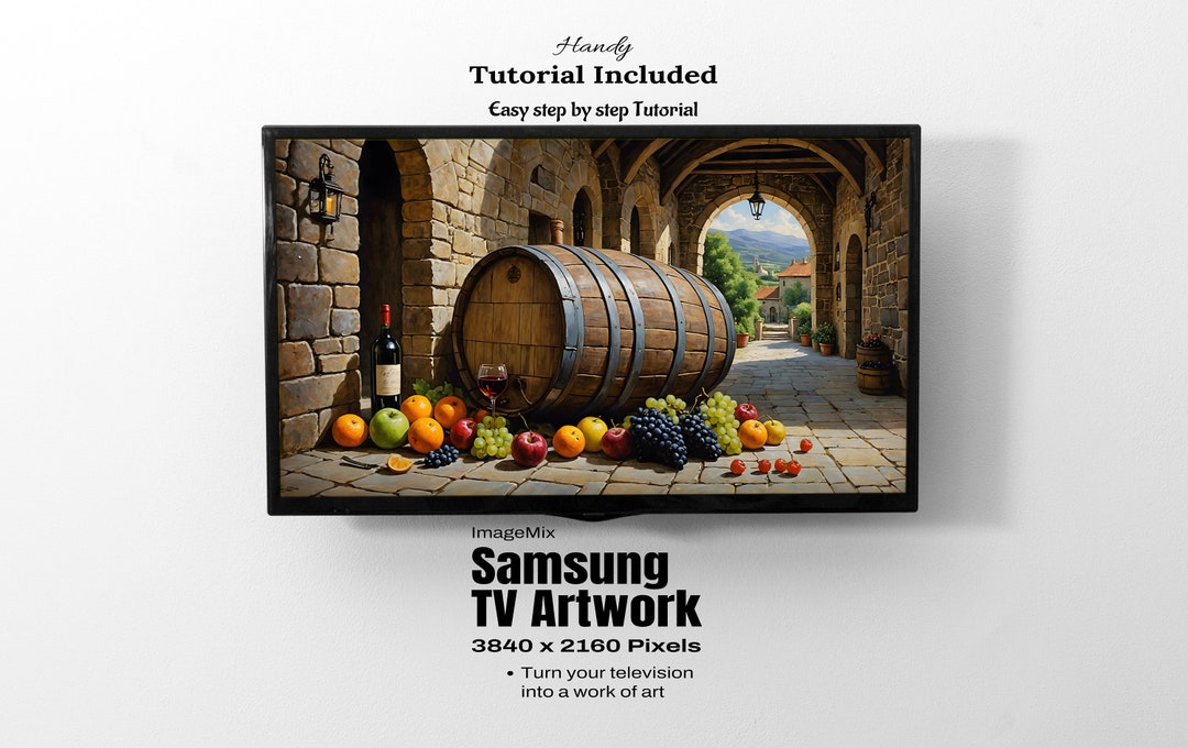 Smart TV Frame ARTWORK Png Jpg 3840 X 2160, Art Work for Television ...
