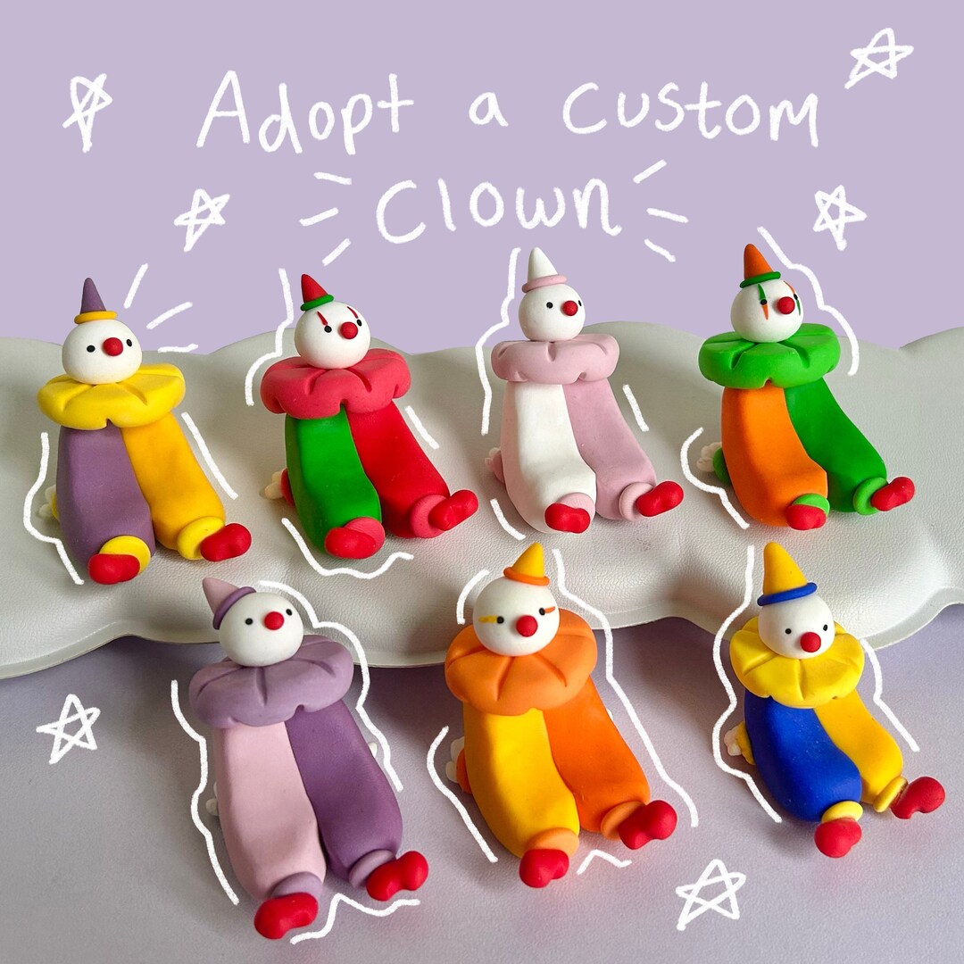 Handmade Custom Clowns - Etsy UK