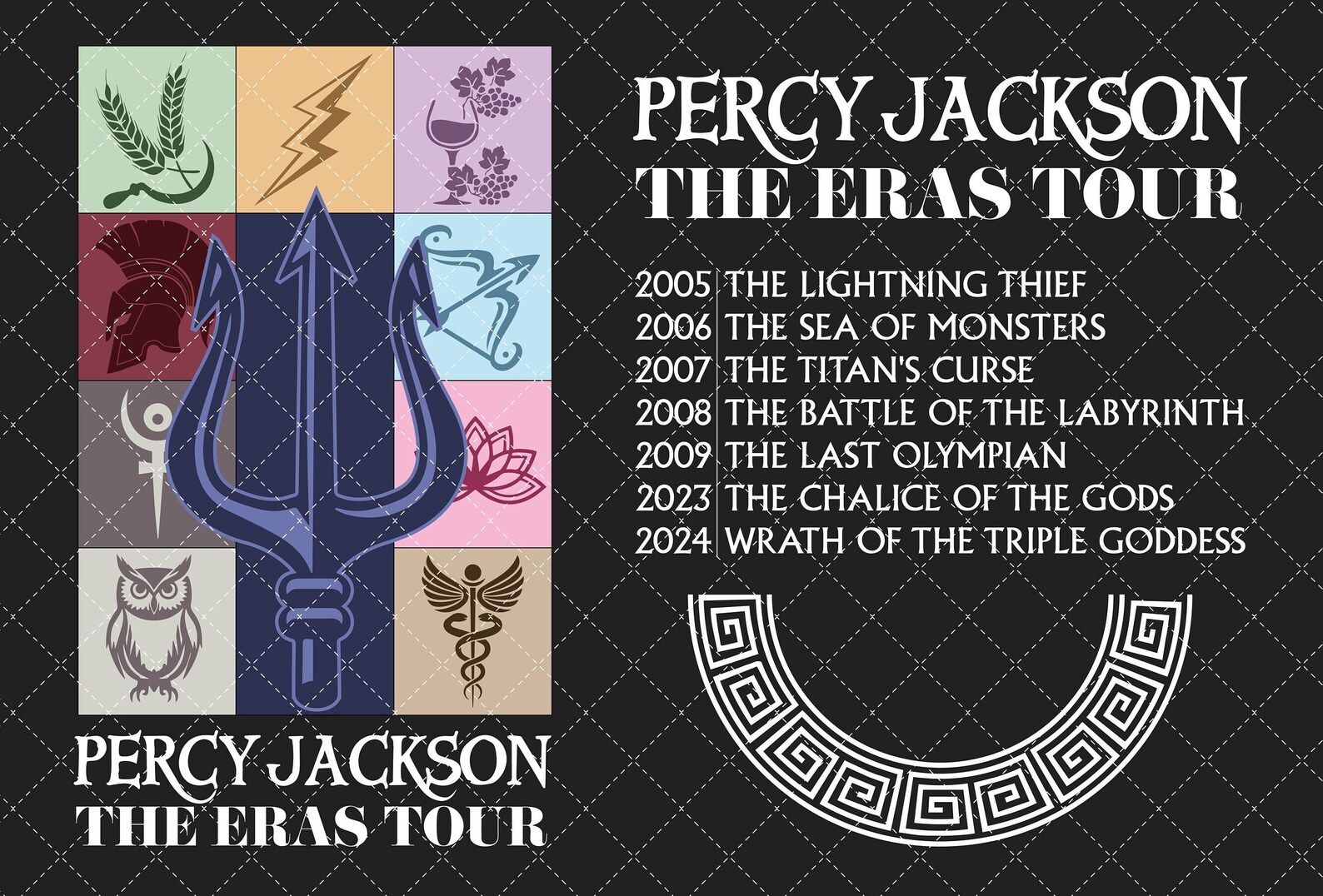 Percy Jackson Svg, JPG, PNG and PDF, the Eras Tour Percy Jackson Design ...