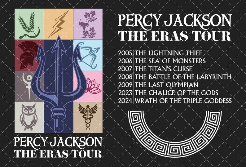 Percy Jackson Svg, JPG, PNG and PDF, the Eras Tour Percy Jackson Design ...
