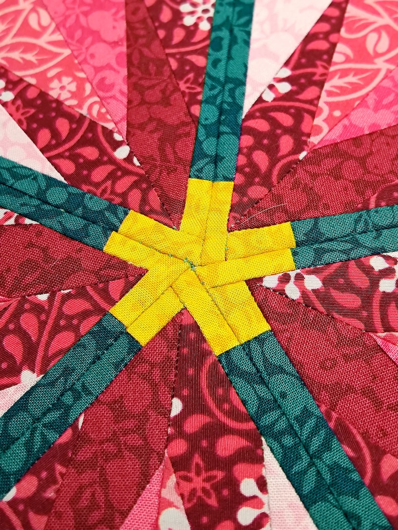 Hibiscus Flower Quilt Block FPP foundation Paper Piecing Printable PDF ...