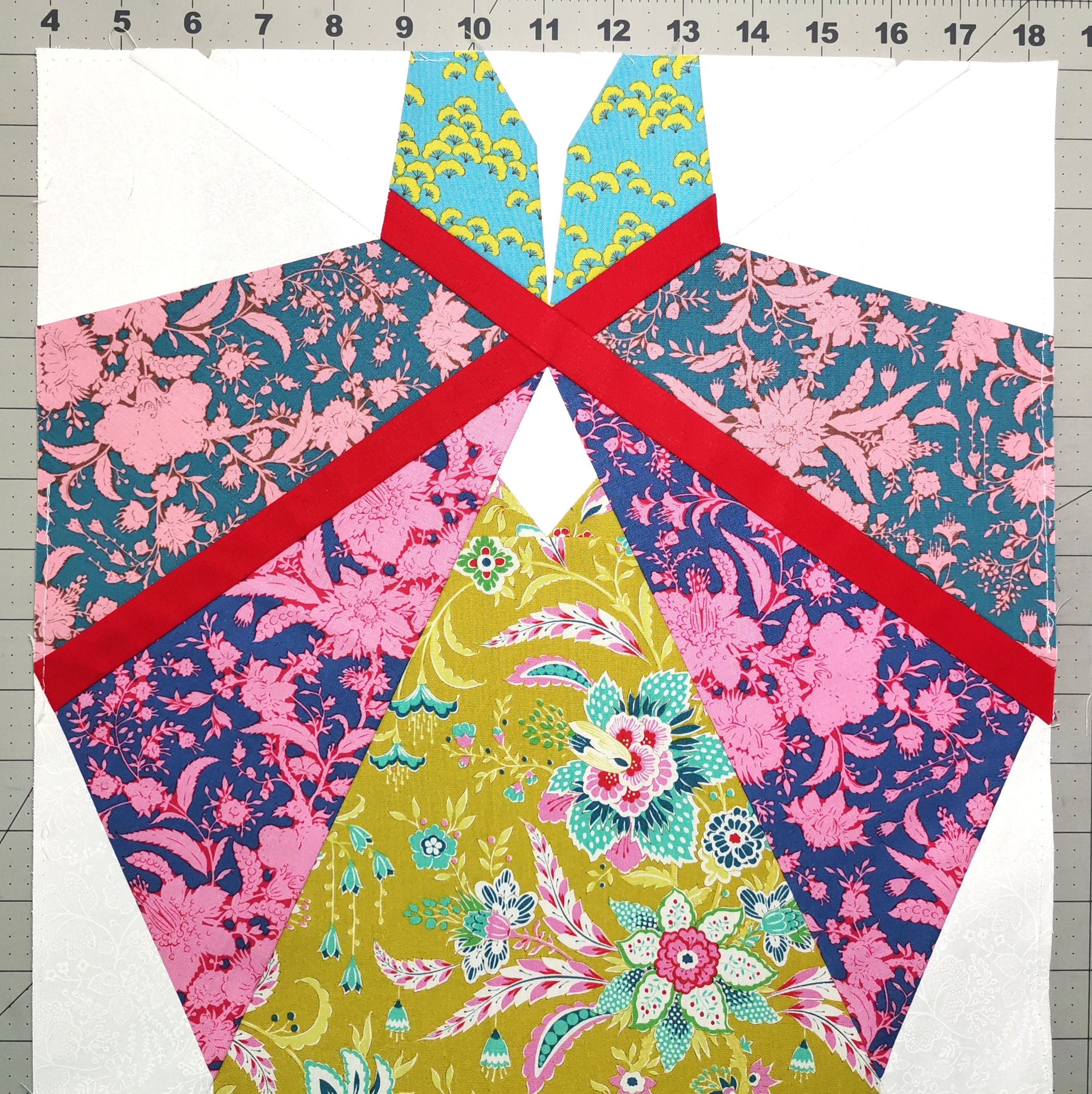 Cheongsam / Qipao Quilt Block FPP - Printable PDF Pattern - Etsy