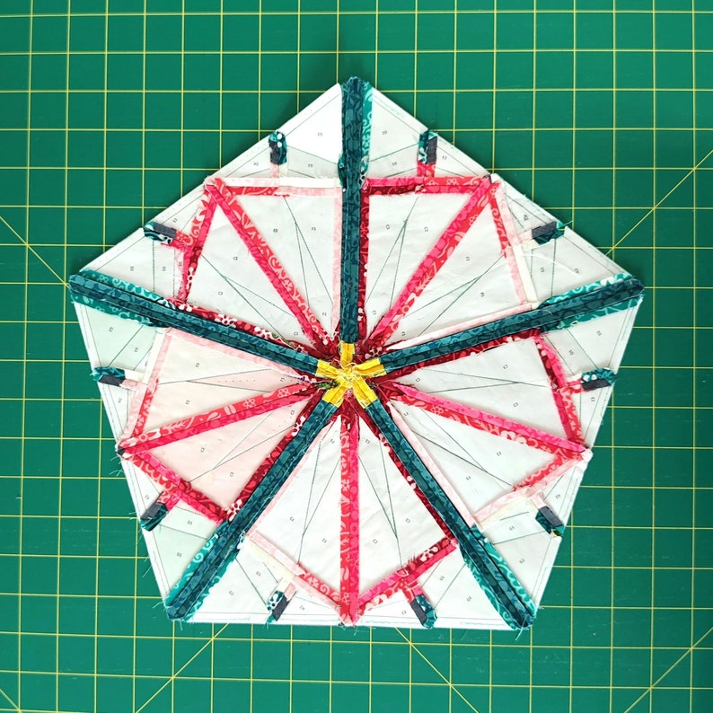 Hibiscus Flower Quilt Block FPP foundation Paper Piecing Printable PDF ...